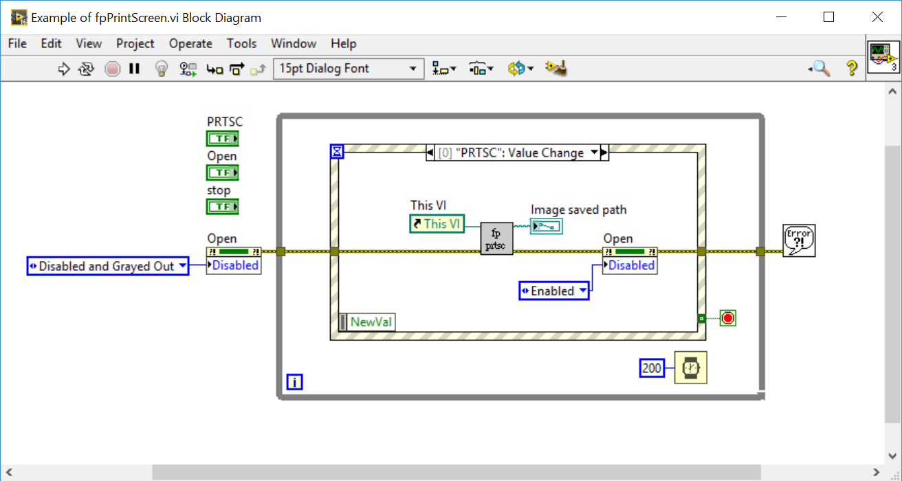 【LabVIEW】Front Panel 畫面存檔 – 科科仔